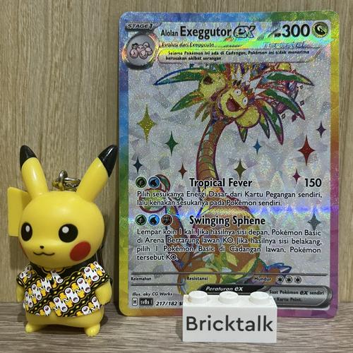 Jual Kartu Pokemon TCG sv8s Alolan Exeggutor ex SR Terastal 217/182 ...