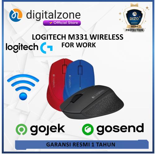 Promo LOGITECH MOUSE M331 SILENT CLICK ORIGINAL RESMI - Biru - Kota ...