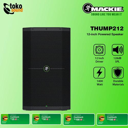 Jual INCLUDE PPN ! MACKIE THUMP 212 THUMP212 12" 1400W Powered ...
