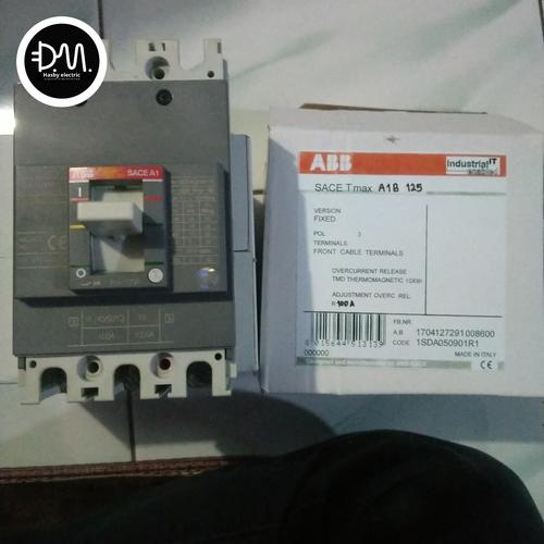 Jual ABB mccb A1B 125 100A - 1000A 415V 18Ka mccb abb A1B125 100-1000 ...