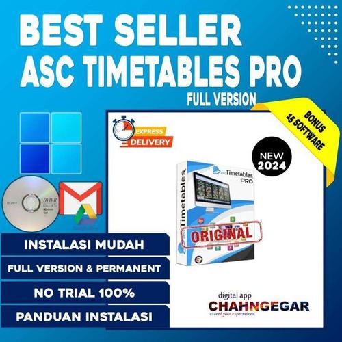 Jual aSc TimeTables 2025 / ASC TimeTables 2024 Original Lifetime ...
