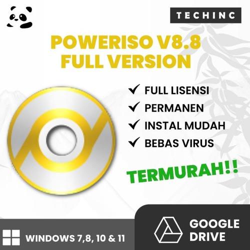 Jual PowerISO v8.8 Full version | Windows | Download Software Untuk ...