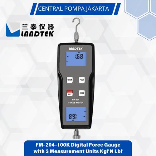 Jual FM-204-100K Digital Force Gauge with 3 Measurement Units Kgf N Lbf ...