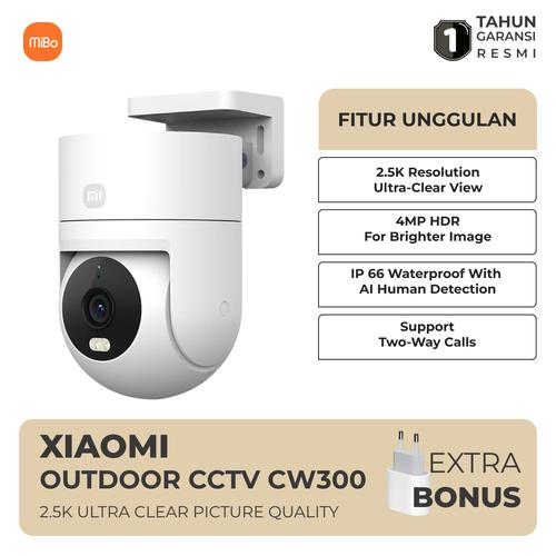 Promo Xiaomi Outdoor Camera CW300 4MP 2.5K Kamera CCTV Outdoor IP66 ...