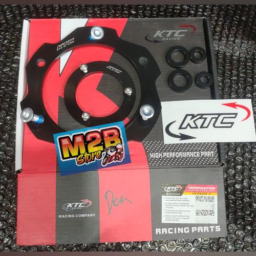 Jual Breket adaptor disc disk kaliper 2P 2 Piston Belakang ktc racing nmax New 2020 2021 2022 ...