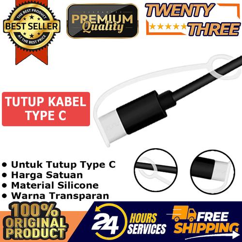 Jual Tutup Penutup Anti Debu Dust Cover Kabel Data Charger Type C Tipe ...