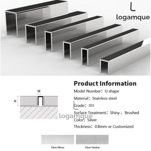 Jual Best List Stainless U Silver 20 X 20 X 20 X 1,5 Mm X 3050 Mm ...