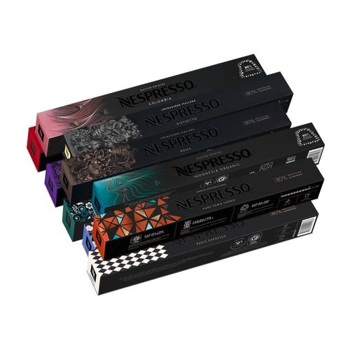 Promo Nespresso Coffee Capsule Travel Around The World - 100 Capsules ...