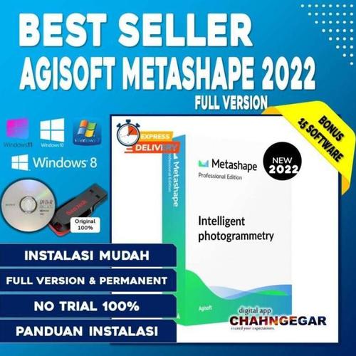 Jual Agisoft Metashape Pro 2022 lifetime Design photogrammetry | Download Aplikasi Windows / MAC ...