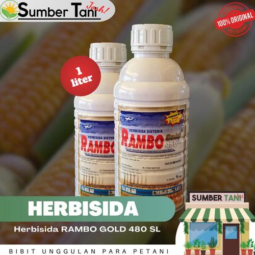 Jual Herbisida Rambo Gold 480SL Kemasan 1 liter Pembasmi rumput - Kota ...