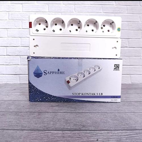 Jual SAPPHIRE TERMINAL STOP KONTAK 5 LUBANG LAMPU SNI BAGUS KUNINGAN - Kota Tangerang Selatan ...