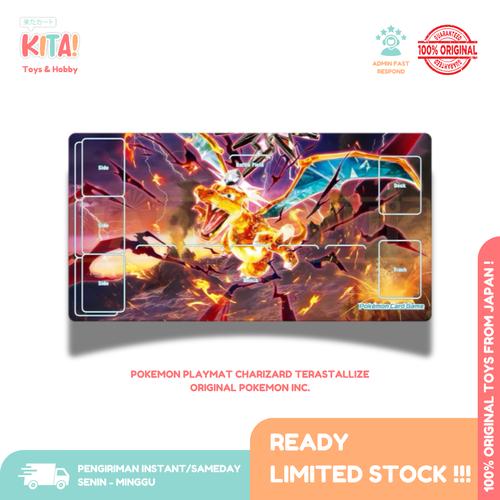 Promo Pokemon Playmat Charizard - Pokemon Center Playmat Charizard ...
