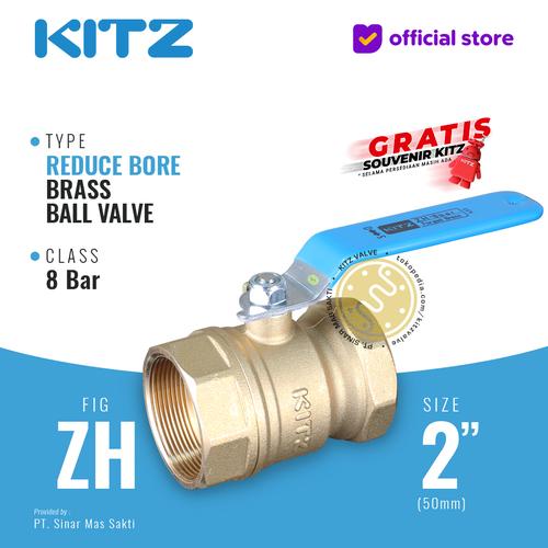 Promo KITZ Ball Valve 8 bar , Gagang Biru , Fig. ZH , 2" - 50A - 50mm , Drat Screw Cicil 0% 3x ...