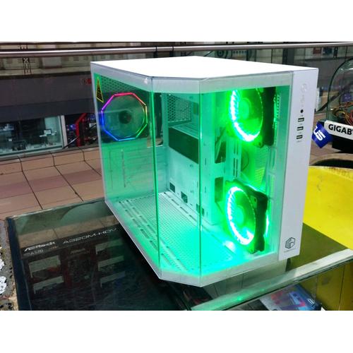Jual CUBE GAMING REGUZ | CASING MATX GAMING Tempered Glass MATX WHITE ...