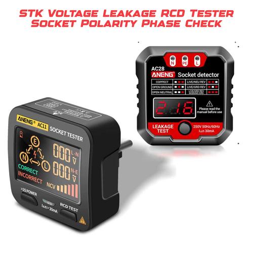 Jual Socket Leakage RCD Tester Alat Tes Sambungan Kabel Grounding ...