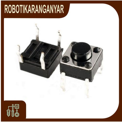 Jual Tactile Micro Switch Push Button DIP 4P PIN Tombol Input PCB Mount ...