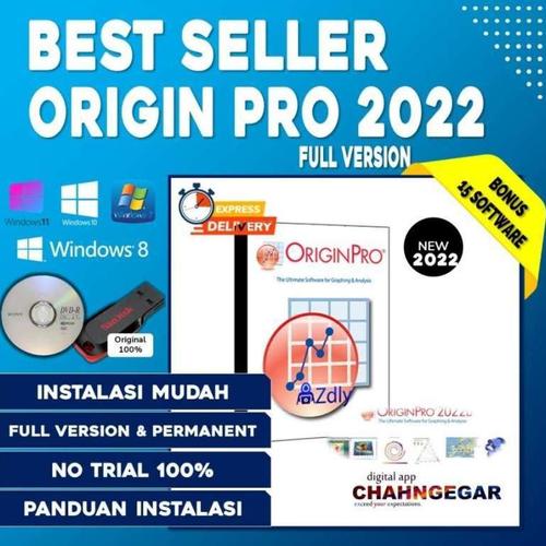 Jual Origin Pro 2024 Full Version data analysis dan graphing | Download ...