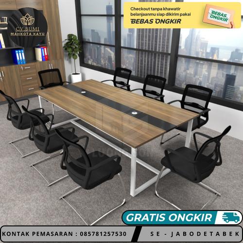 Jual Meja Kantor Modern - Meja Meeting Rapat Minimalis Size 200 x 120cm ...