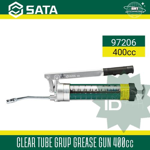 Promo SATA POMPA MINYAK GEMUK 97206 - CLEAR TUBE GRIP GREASE GUN 400CC ...
