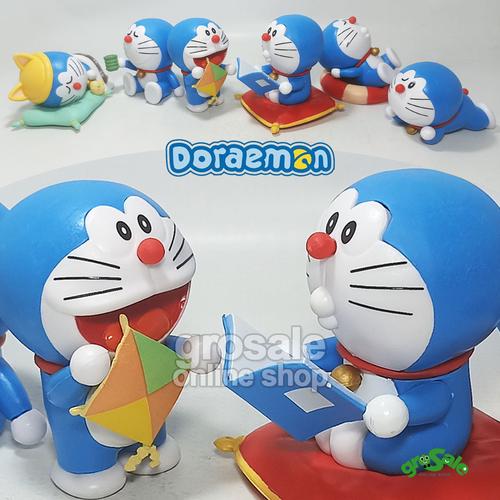 Jual Doraemon Figure Pajangan Koleksi Gaya Aktivitas Waktu Read Book ...