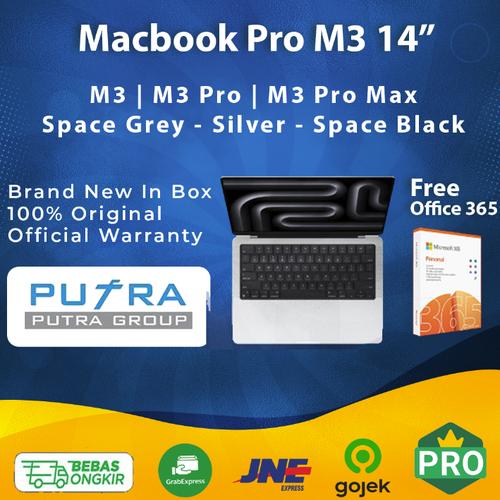 Jual Apple MacBook Pro 2023 M3 Pro Max 14" inch RAM 8/18/36GB SSD 512GB ...