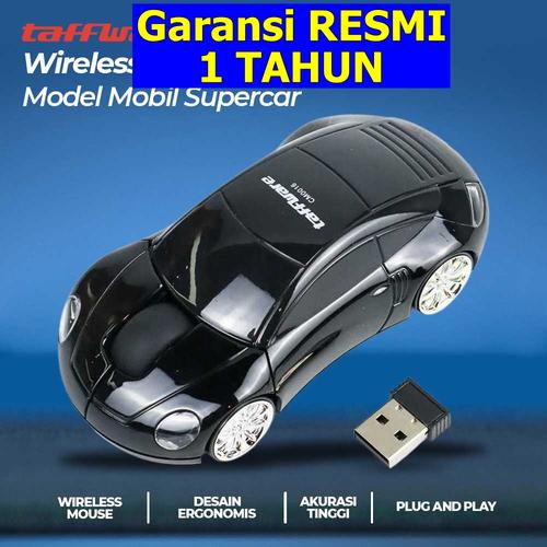 Jual Mouse Wireless mobil Ferrari unik Optical - Black Y2184 - Jakarta ...