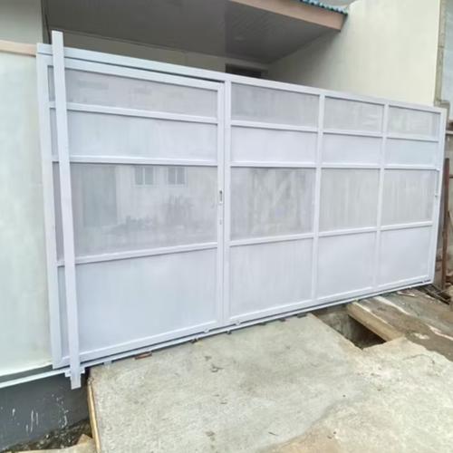 Jual pagar besi minimalis plat perforated - Jakarta Timur - Gopar decor ...