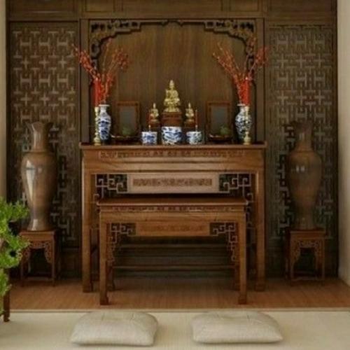Jual meja sembahyang meja altar modern minimalis bahan kayu jati TPK ...