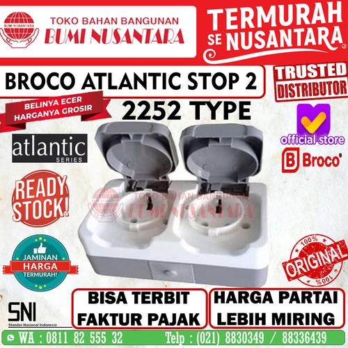 Jual Broco Atlantic Double Socket Outlet Outdoor Stop Kontak Tutup 2252 ...