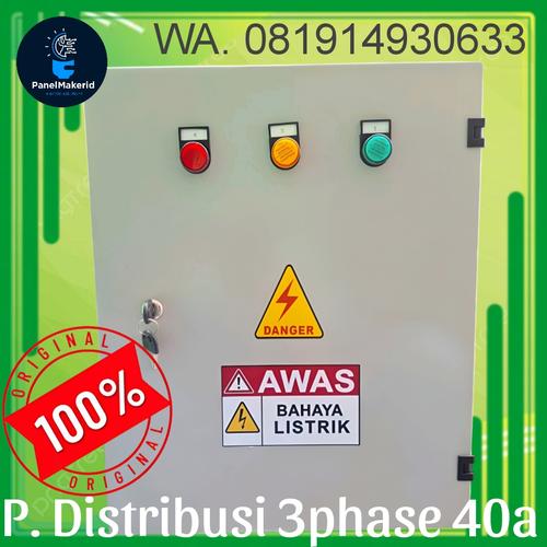 Jual panel distribusi 3phase 40a panel pembagi panel induk panel SDP ...