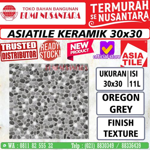 Jual Keramik Lantai 30x30 Oregon Grey Kasar Kramik Asia tile Kamar ...