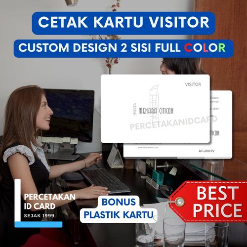 Jual Cetak Kartu Visitor / Cetak Kartu Pengunjung / Kartu Tamu - 50-100 Pcs - Jakarta Pusat ...
