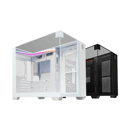 Jual Casing PC Cube Gaming Licka M-atx Tempered Glass with L-Shape ARGB ...