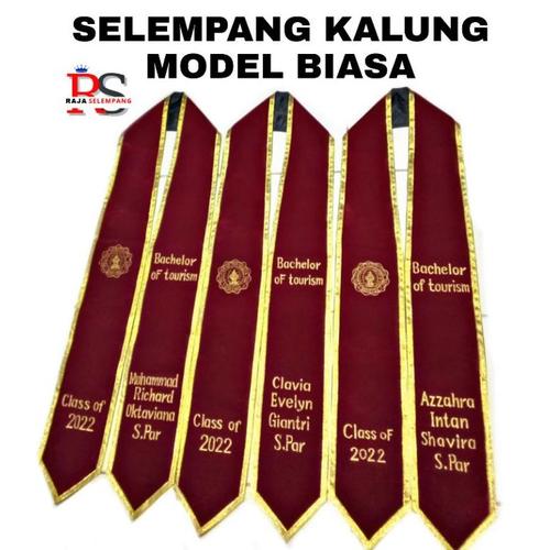 Jual [ EXPRESS ] Selempang slempang kalung wisuda logo/ selempang leher ...