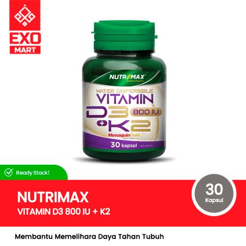 Jual Nutrimax - Vitamin D3 800 IU + K2 30 Kapsul - Kota Semarang - EXO ...