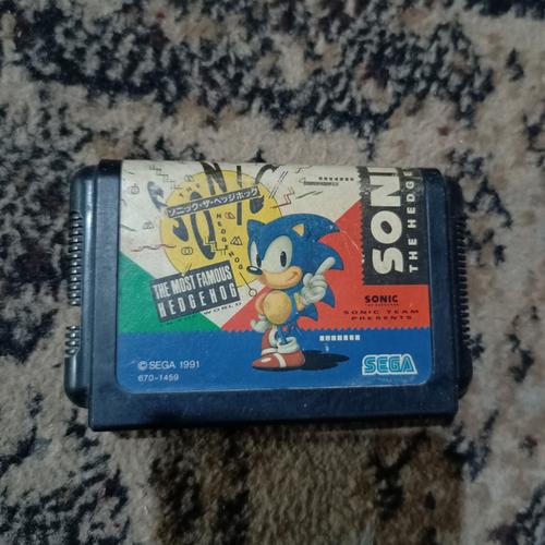 Jual Kaset Sega MD/ Megadrive Original " Sonic the Hedgehog " - Kota ...