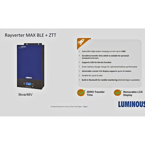 Jual Luminous Rayverter MAX ZTT Inverter UPS Online 0 MS 5 KVA 5 KW 48 ...