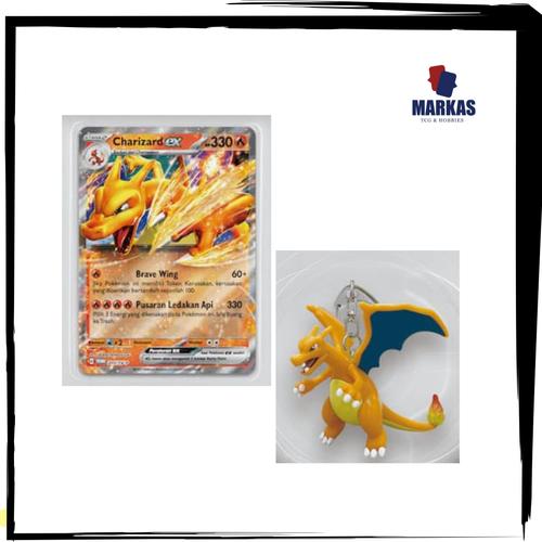 Jual GANTUNGAN KUNCI CHARIZARD SET (INCLUDE PROMO CARD CHARIZARD ...