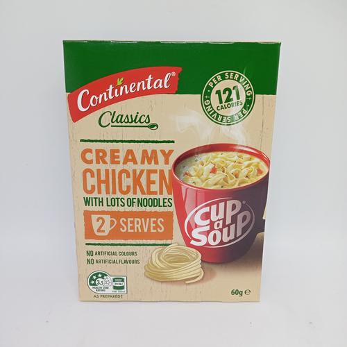 Jual Continental Cup A Soup Creamy Chicken with Lots Of Noodles 2 Serve ...