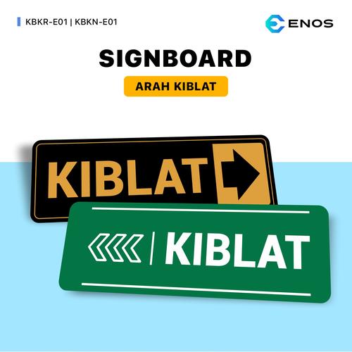 Jual Signboard Penanda Kiblat Kanan dan Penanda Kiblat Kiri Signage ...