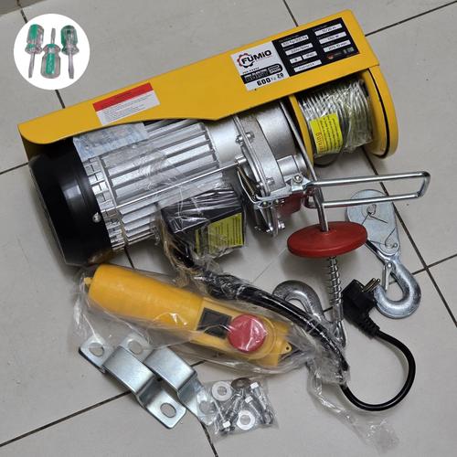 Jual Mini Electric Hoist Takel Katrol Listrik 600KgX20Mtr Heavy Duty ...