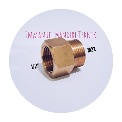 Jual Vlok sok jet cleaner 1/2 x M22 / Sambungan 1/2 x M22 jet cleaner ...