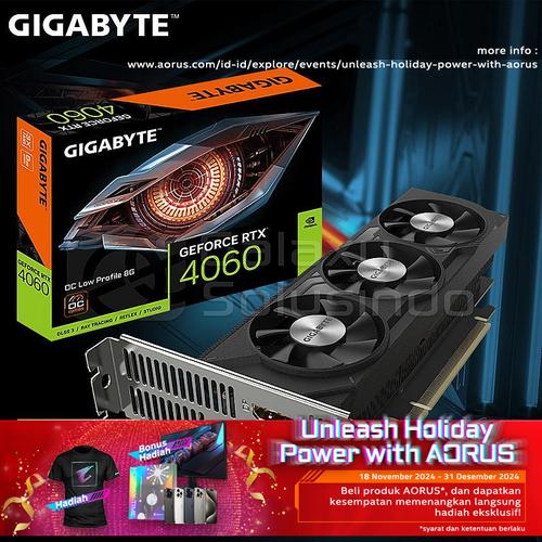 Promo GIGABYTE GeForce RTX 4060 OC Low Profile 8GB GDDR6 - VGA RTX4060 ...