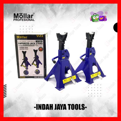 Jual MOLLAR MLR-36100301 Jack Stand 3 Ton - Tahanan Dongkrak Mobil ...