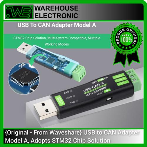 Jual USB To CAN Adapter Model A STM32 Chip Solution - ORIGINAL ...