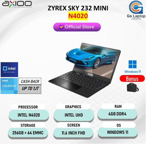 Promo ZYREX SKY 232 MINI N4020 Ram 4GB 256GB+64GB W10 11.6 Fhd - LAPTOP ...