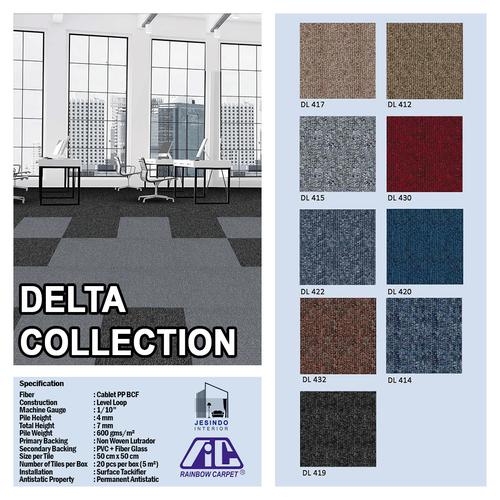 Jual RAINBOW CARPET Karpet Tiles DELTA Collection | Karpet untuk Kantor ...
