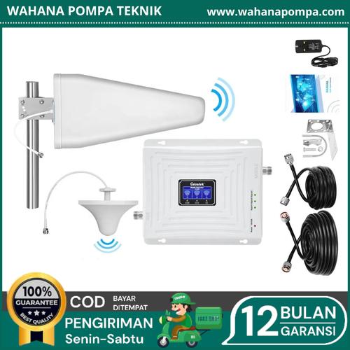 Jual Lintratek Penguat Signal Repeater Boster Triband Jaringan 5g 4g Internet Pedesaan Pedalaman ...