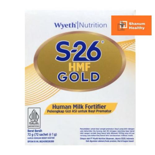 Jual S26 HMF GOLD 1 BOX 72 SACHET/ HUMAN MILK FORTIFIER / BAYI PREMATUR - Kota Depok - Shanum ...