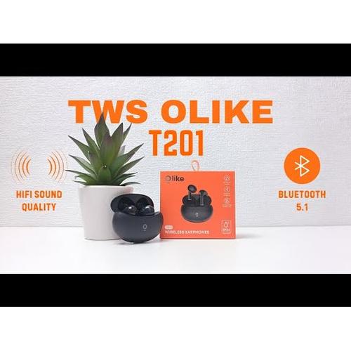 Jual OLIKE TRUE WIRELESS BLUETOOTH EARPHONE EARBUDS TWS T201 BLACK ...